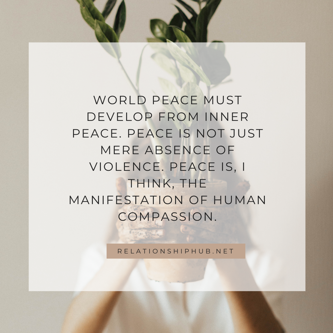 135 Peace Quotes That Will Give Your Mind Calm | Relationship Hub