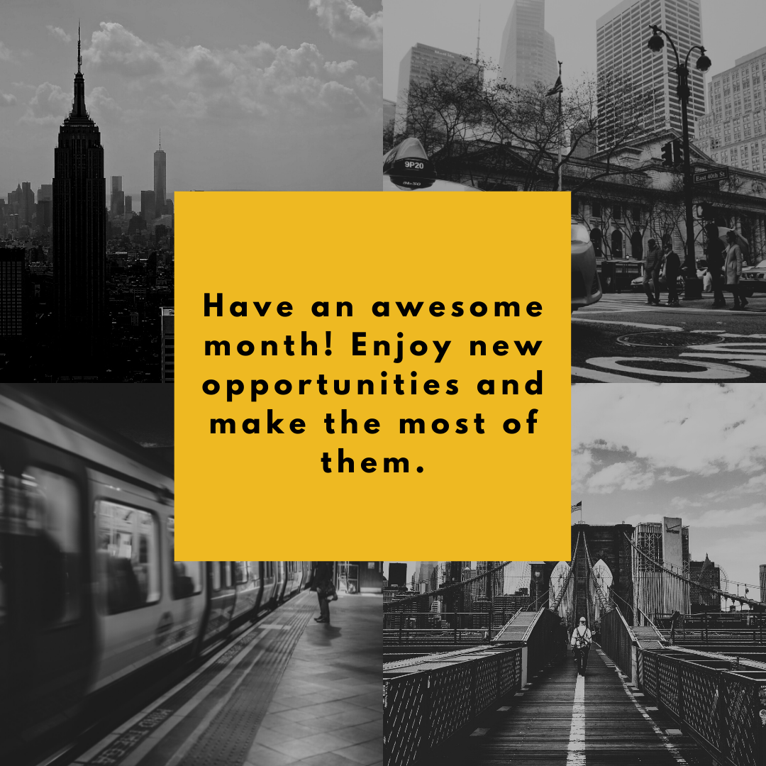 400+ Happy New Month Wishes, Messages, And Greetings For Your Loved ...
